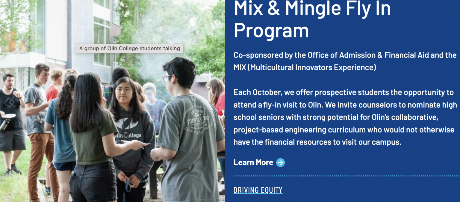 Fall 2025 Diversity – Fly-In Visit Programs | Get Me To College